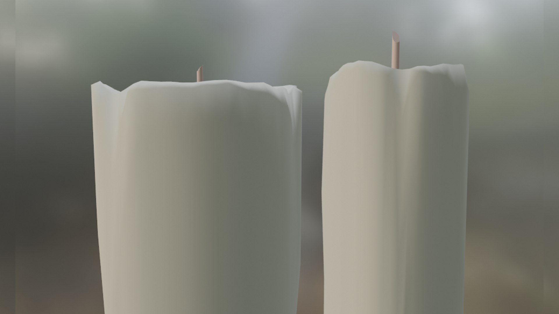 Free Candles Model - TurboSquid 1980205