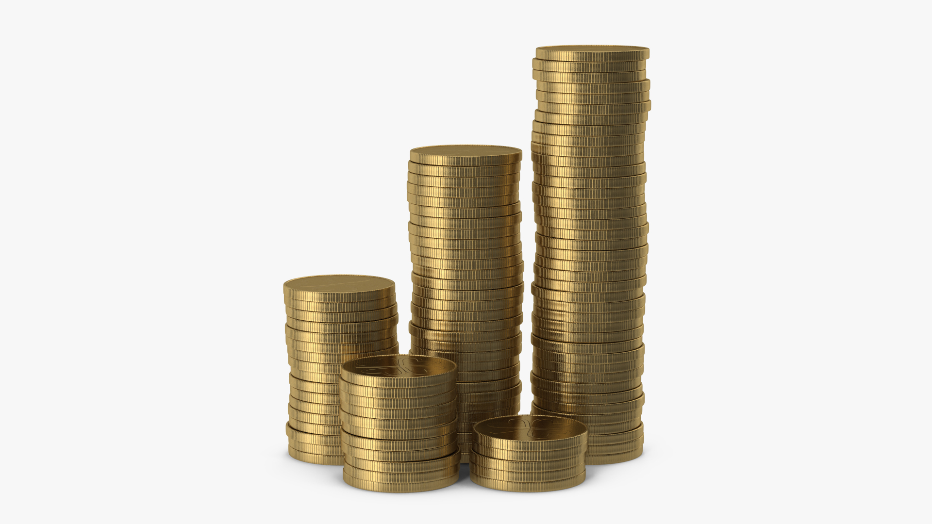 3D Lucky Coins 2 - TurboSquid 1928947