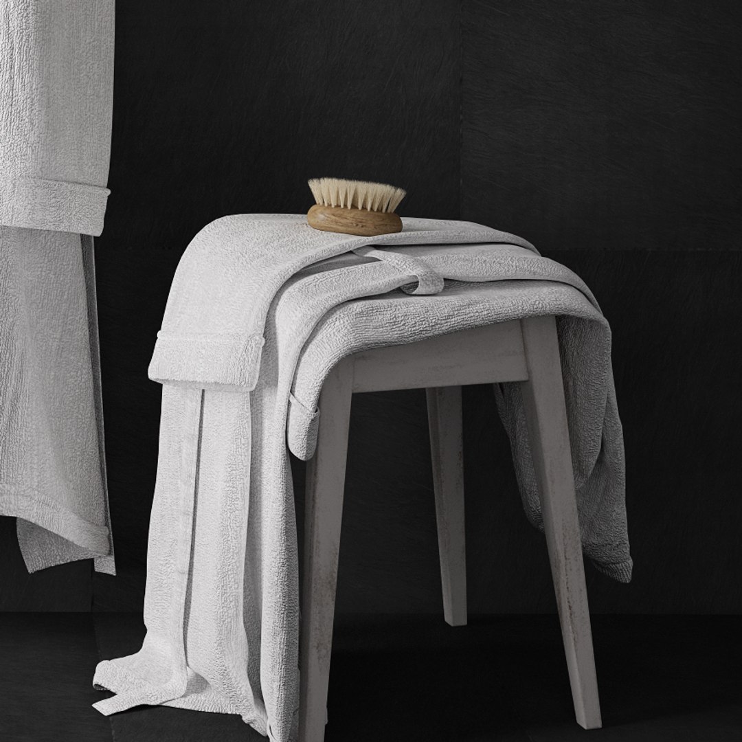 Bathrobe Set 3d Max