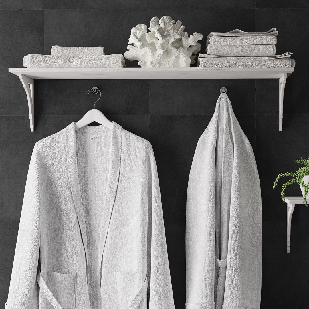 Bathrobe Set 3d Max