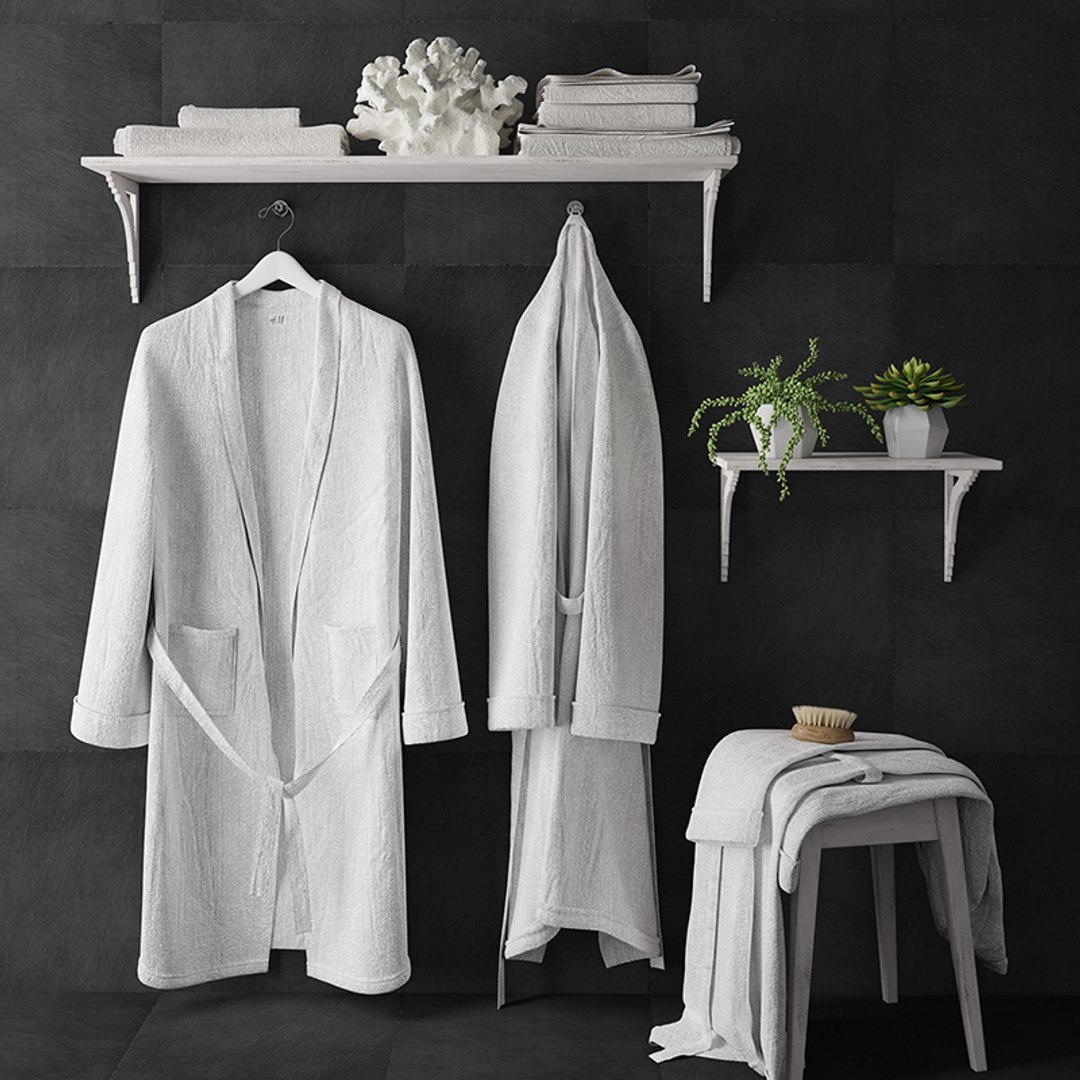 Bathrobe Set 3d Max