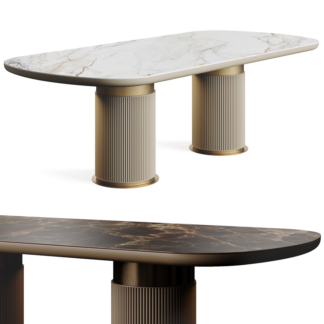 3D Ana Roque Malala Dining Table Model - TurboSquid 2116656