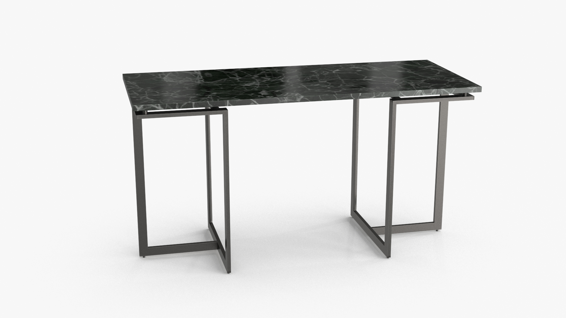 3D Fullerton Modular Black Desk - TurboSquid 2277807