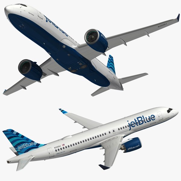 Airbus A220 300 JetBlue 3D model - TurboSquid 1776188