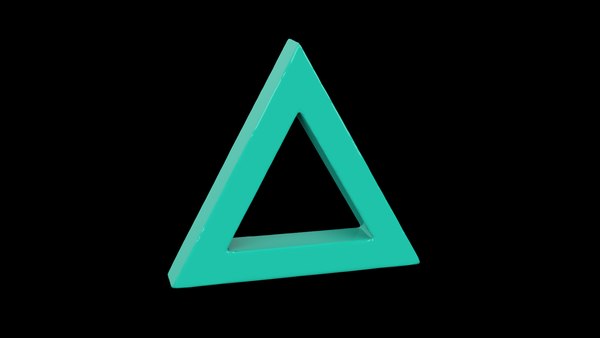 Symbols playstation square triangle 3D - TurboSquid 1647668
