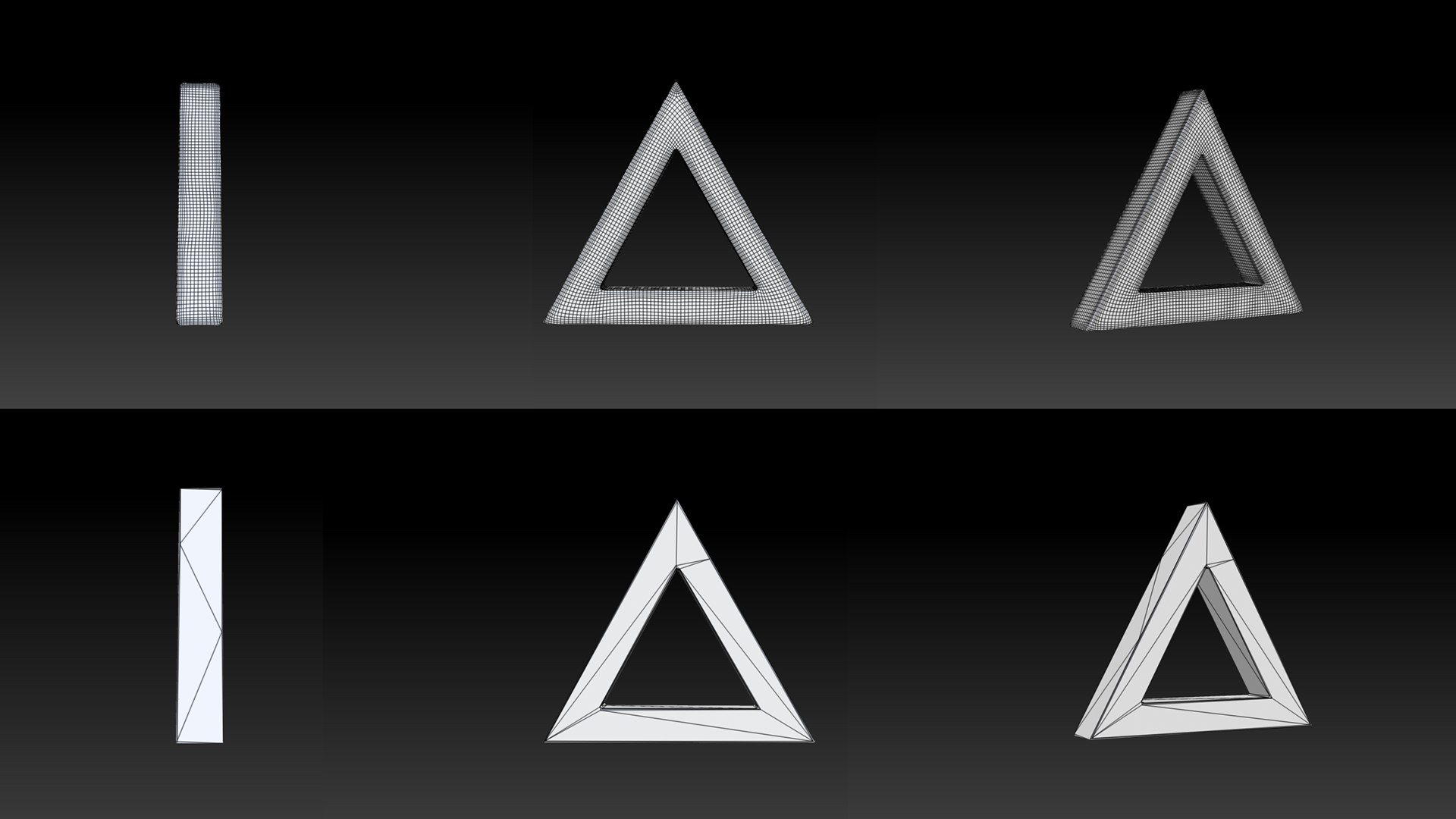 Symbols Playstation Square Triangle 3D - TurboSquid 1647668