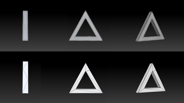 Symbols playstation square triangle 3D - TurboSquid 1647668