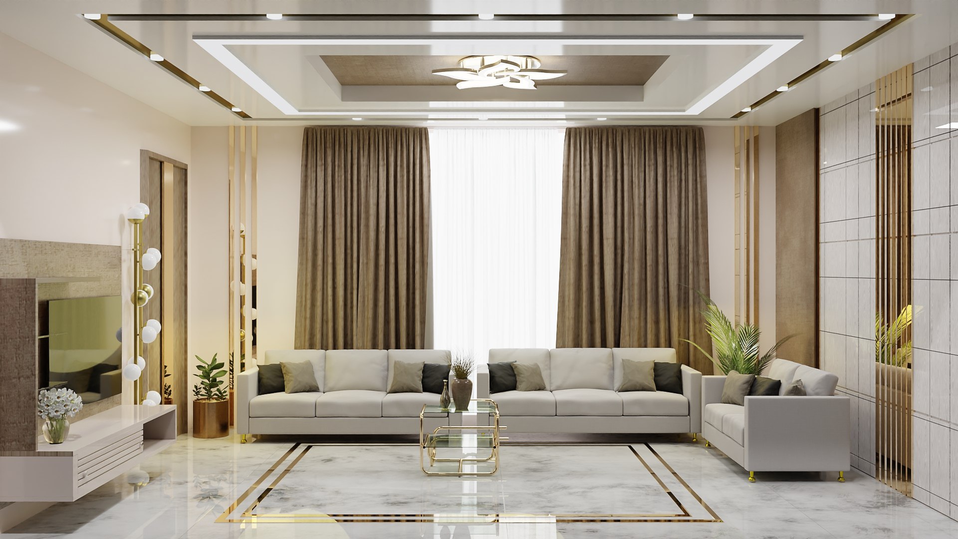 Drawing Room 3D Model - TurboSquid 1843284