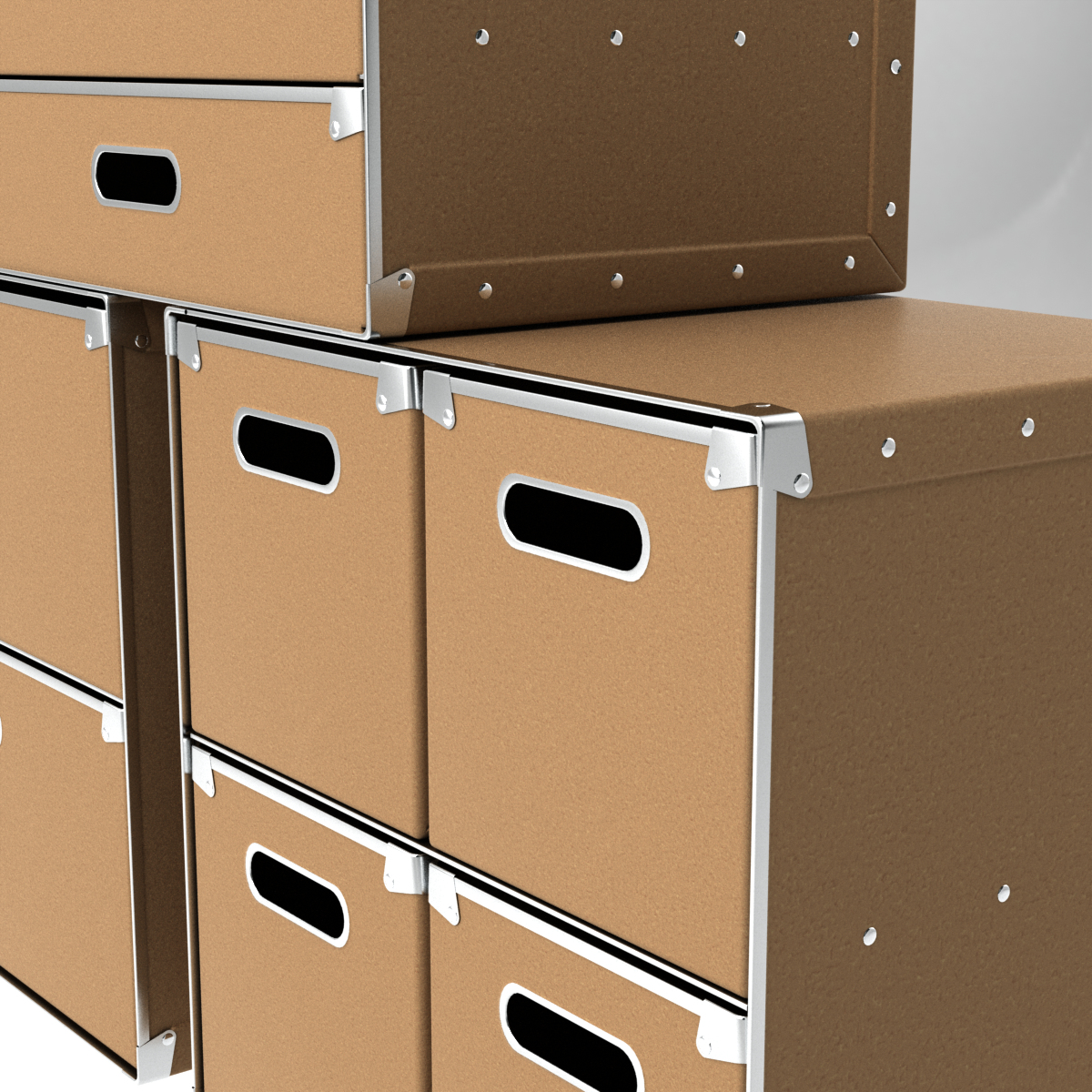 Chest box pulp board 3D model - TurboSquid 1208020