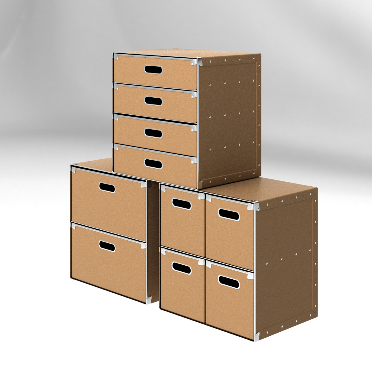 Chest box pulp board 3D model - TurboSquid 1208020