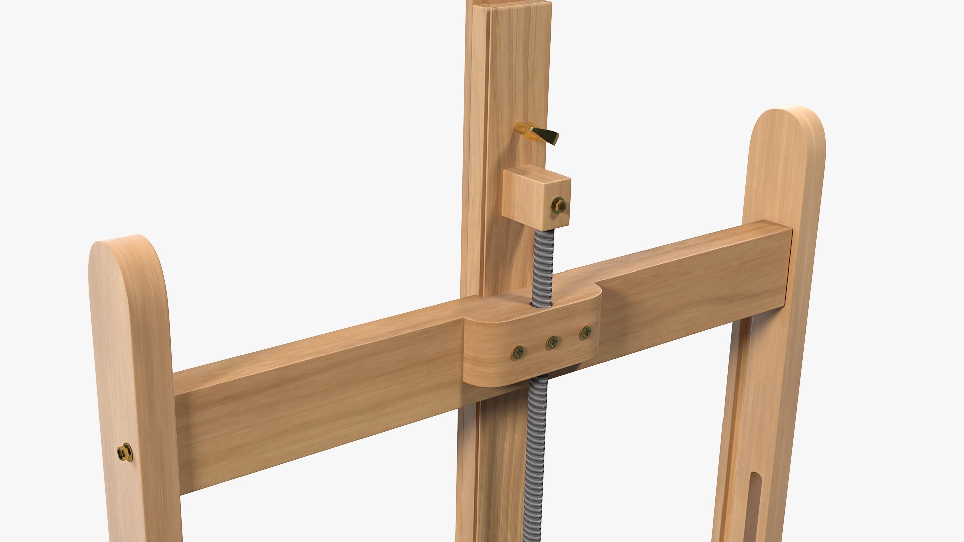 Wooden Studio Easel Model - TurboSquid 1487940