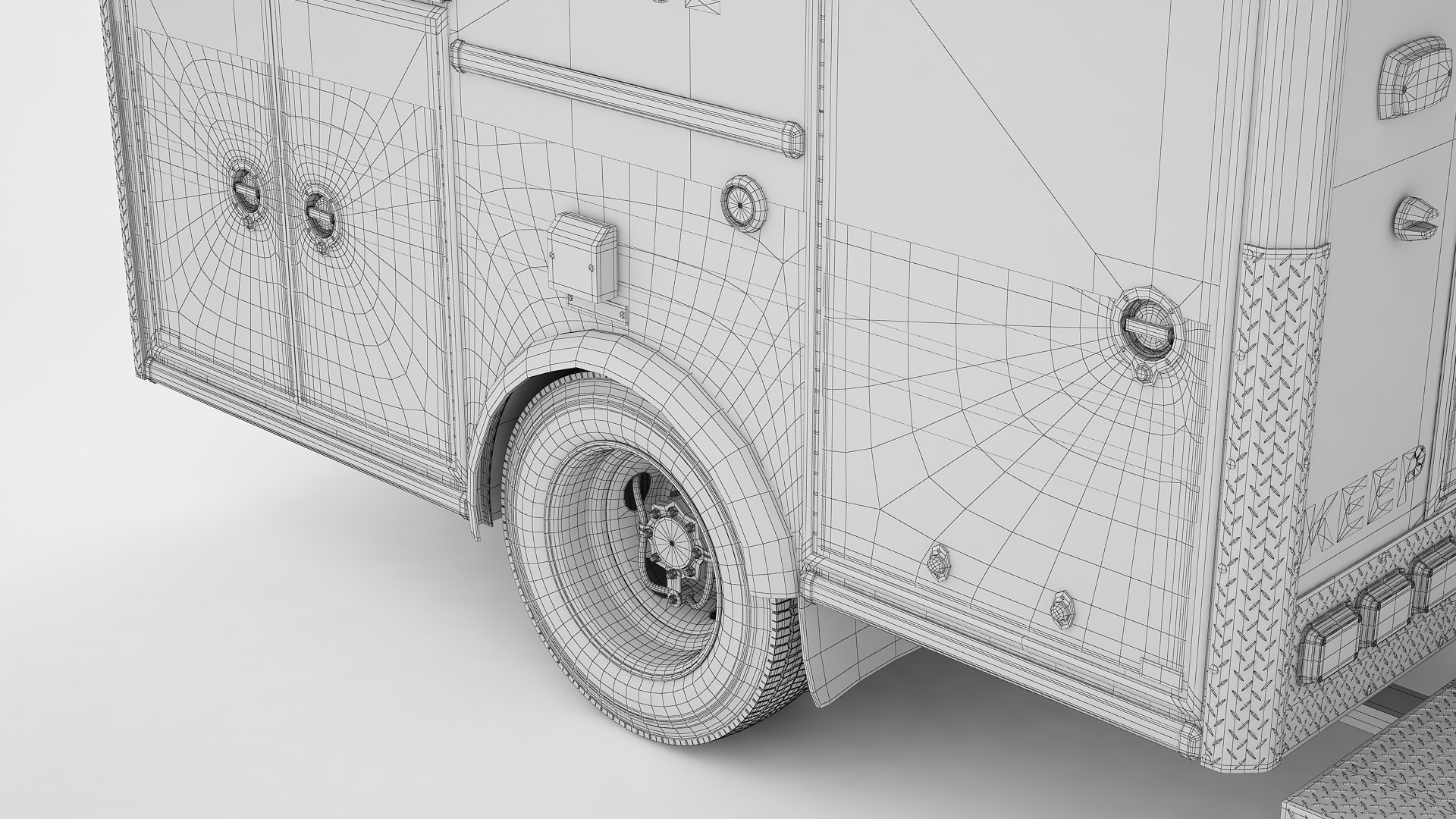 3D Ambulance Cabin Car - TurboSquid 1576737