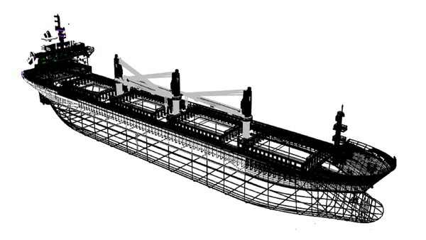 3D bulk carrier - TurboSquid 1675093