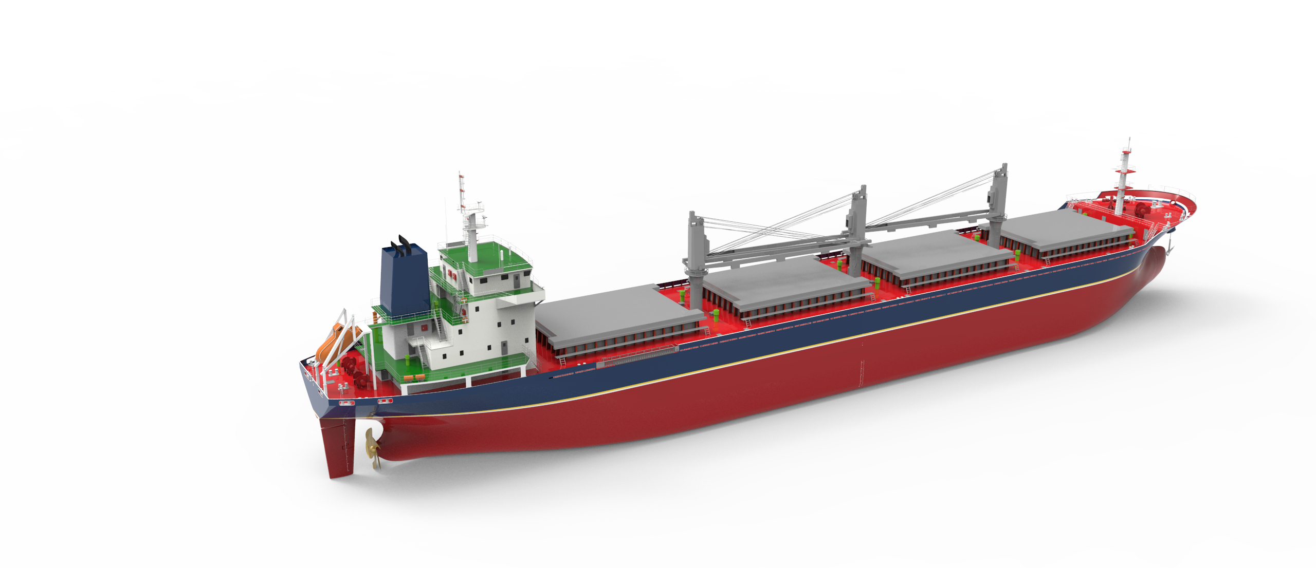 3D bulk carrier - TurboSquid 1675093