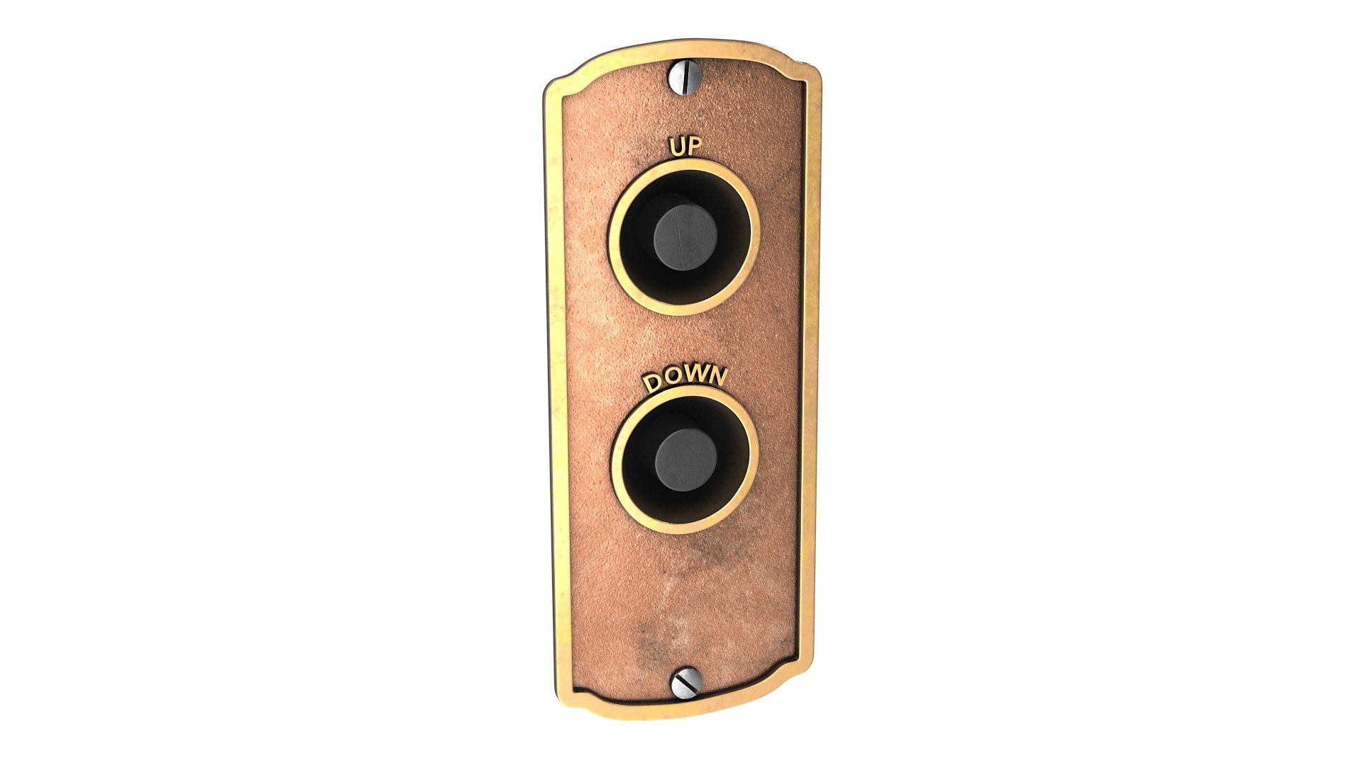 3D Vintage Lift Panel Model - TurboSquid 2232997