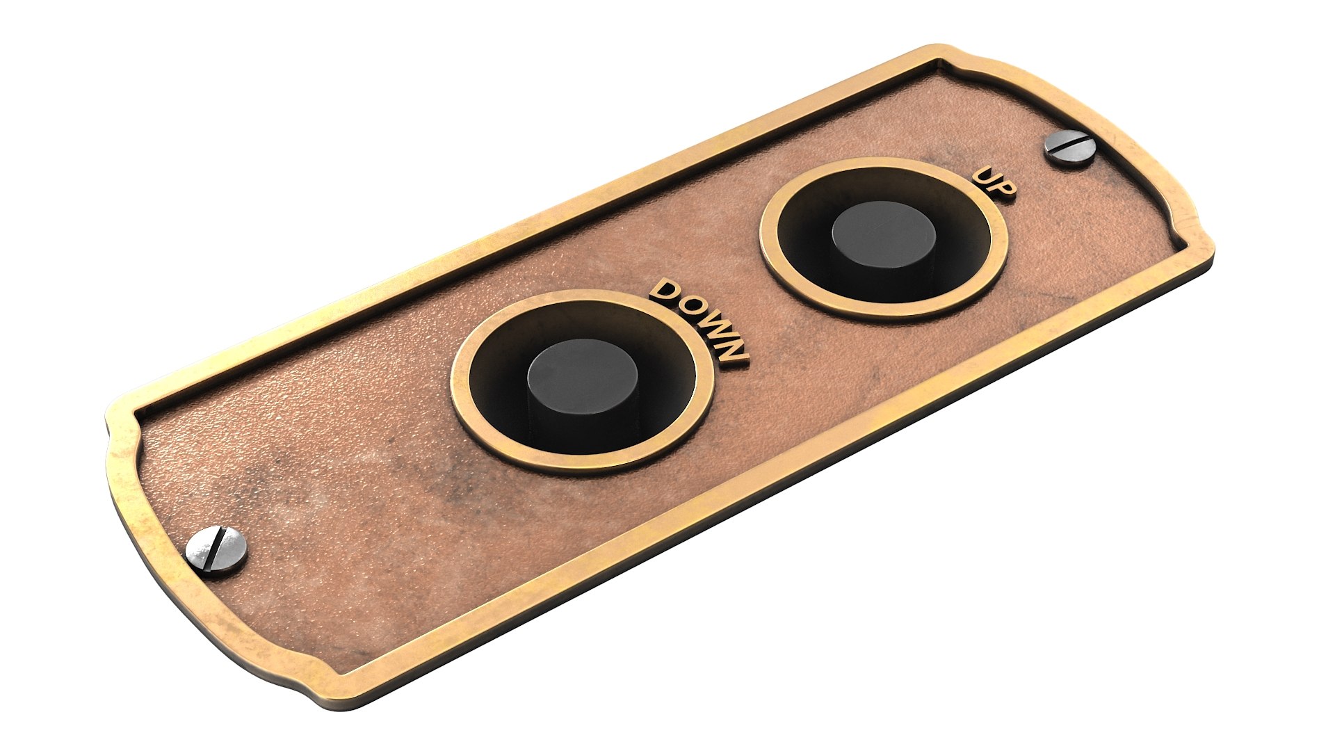 3D Vintage Lift Panel Model - TurboSquid 2232997
