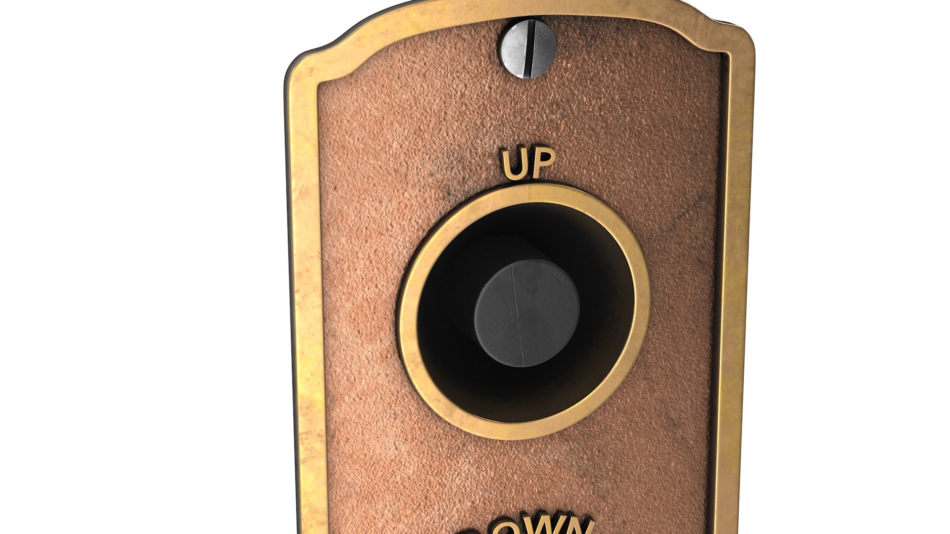 3D Vintage Lift Panel Model - TurboSquid 2232997
