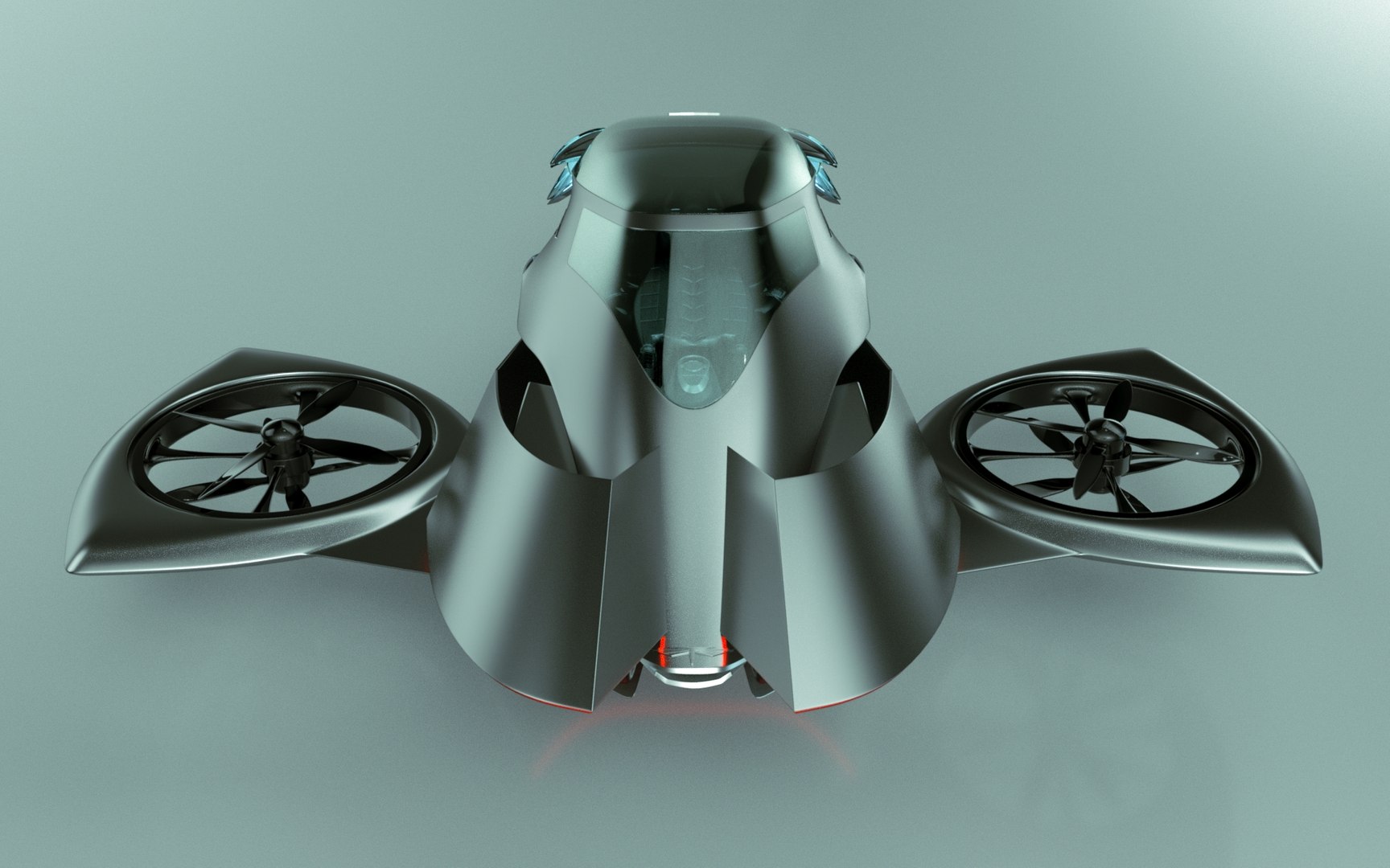 3D T Copter Car 66 - TurboSquid 2143464