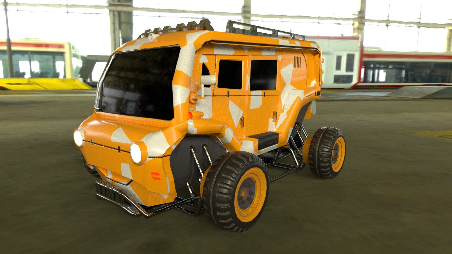 Sci Fi Van 3D Model - TurboSquid 1866815