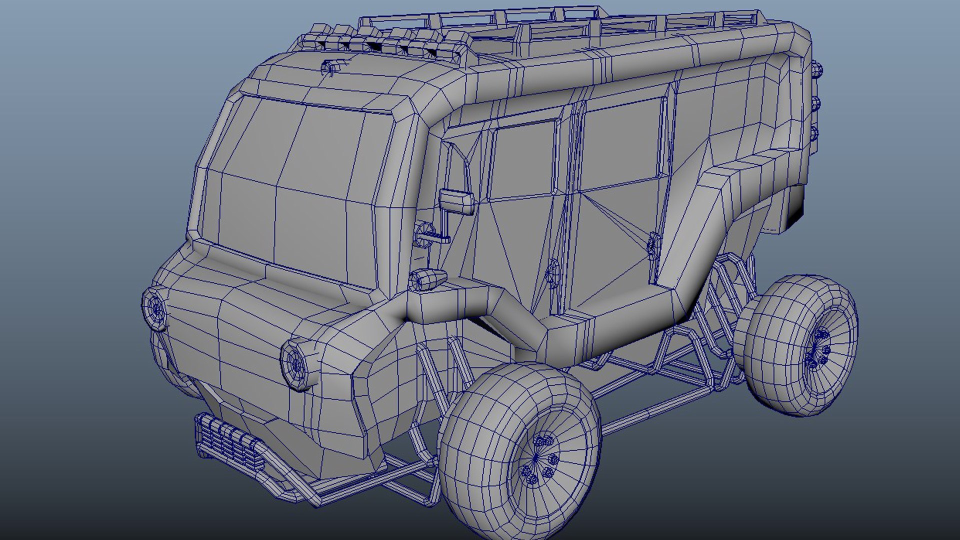 Sci Fi Van 3D Model - TurboSquid 1866815