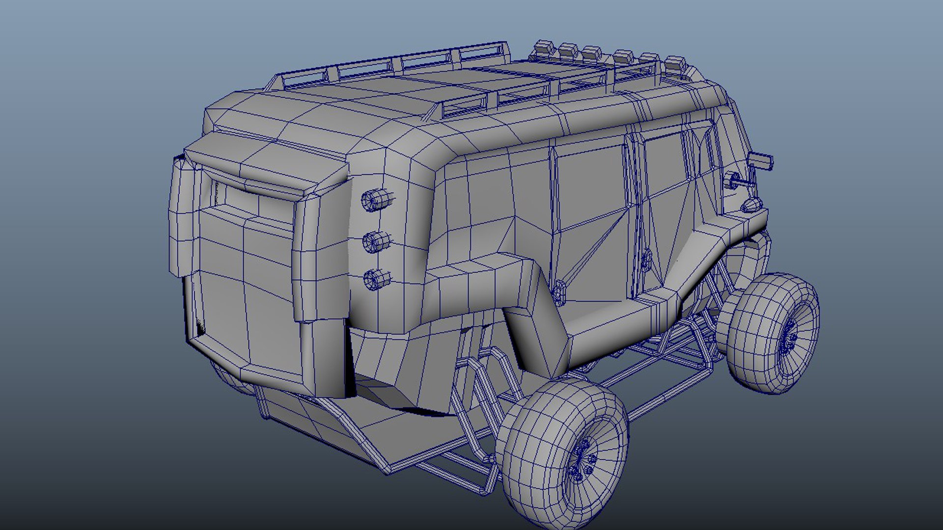 Sci Fi Van 3D Model - TurboSquid 1866815