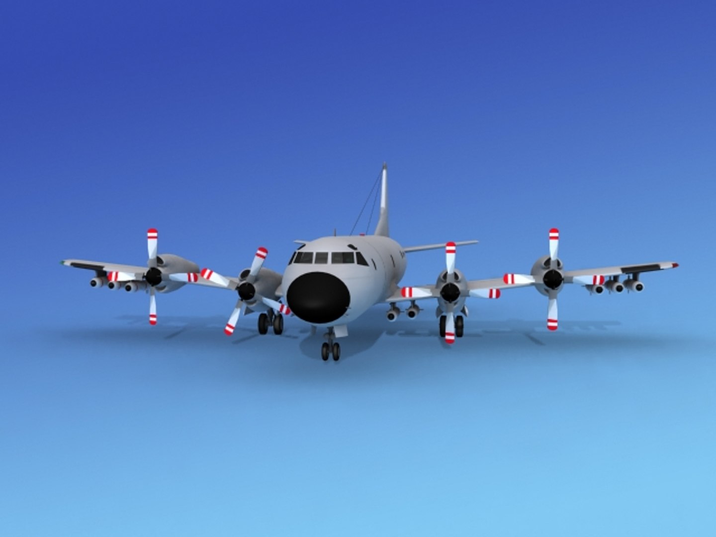 3d Orion Lockheed P-3 Model