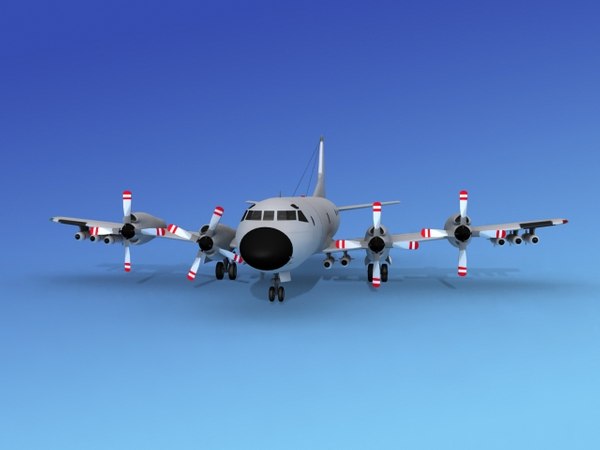 3d orion lockheed p-3 model