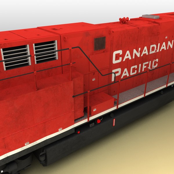 ge es44ac locomotive engines 3d model