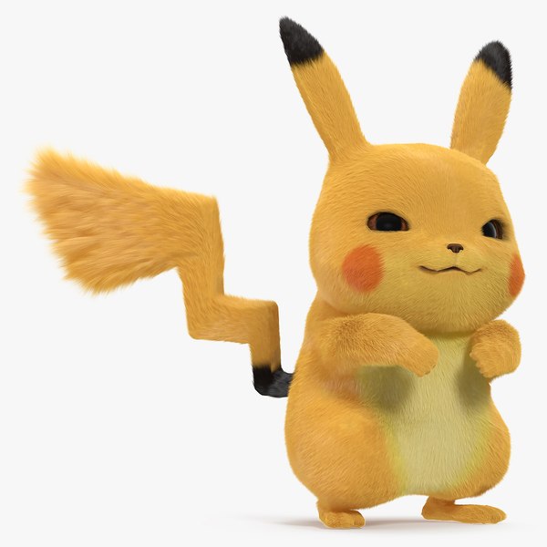 Anime Character Pikachu Angry Fur 3D 모델 - TurboSquid 2082705