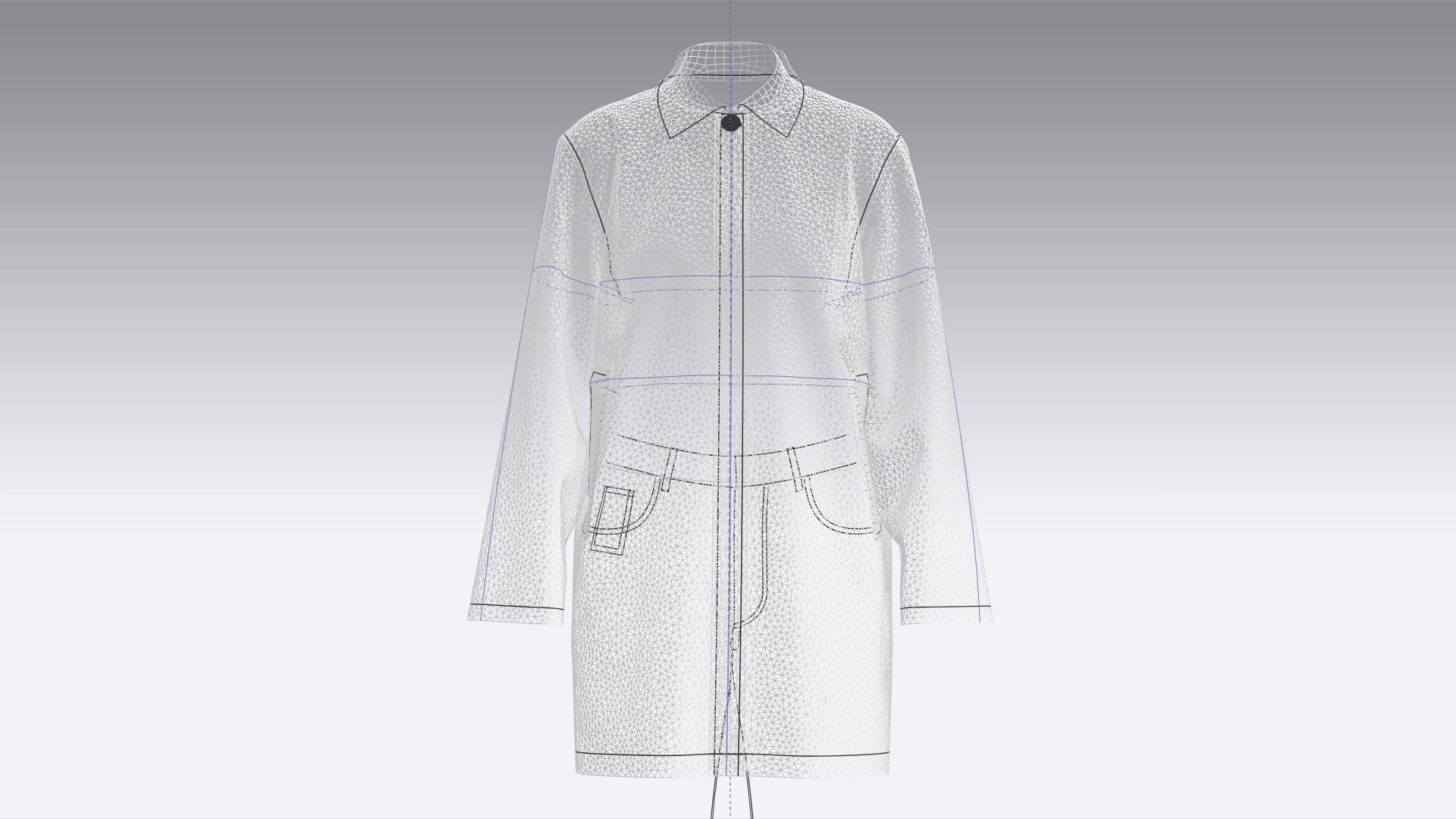 Women Classic Coat 3D Model - TurboSquid 1961897