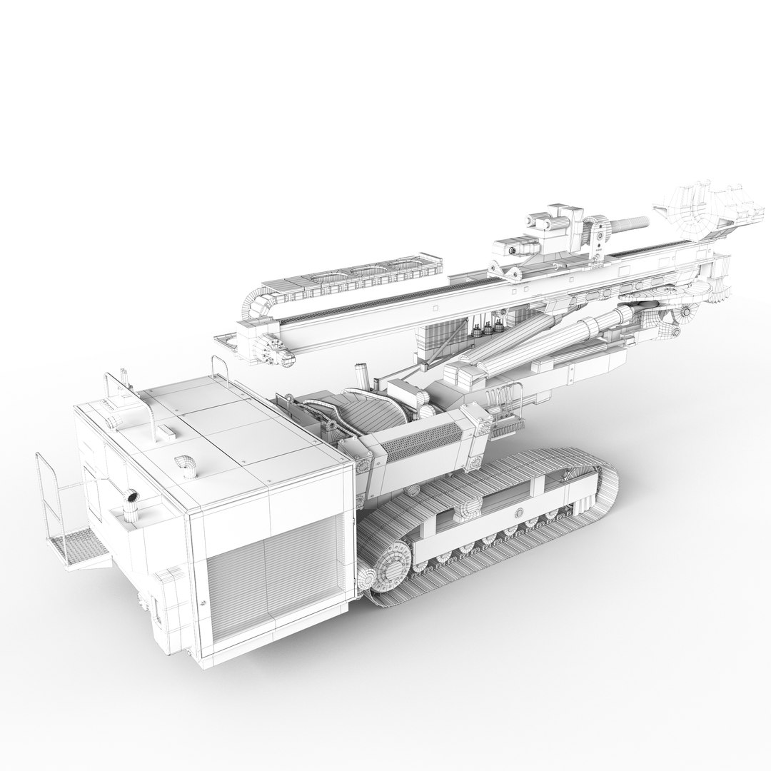 3D Anchor Drill Rig Model - TurboSquid 1433887