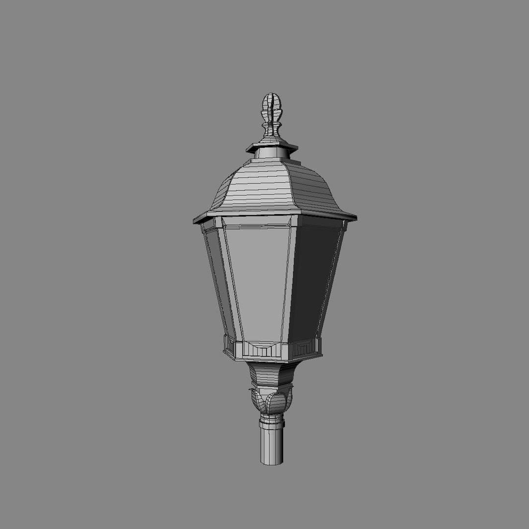 3D Street Lamp Model - TurboSquid 1302557