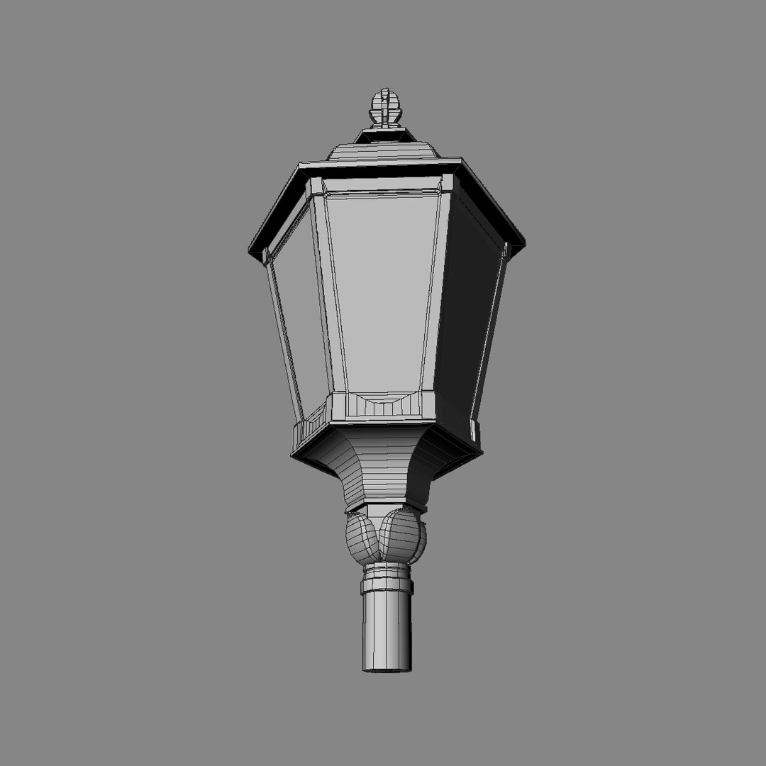 3D Street Lamp Model - TurboSquid 1302557