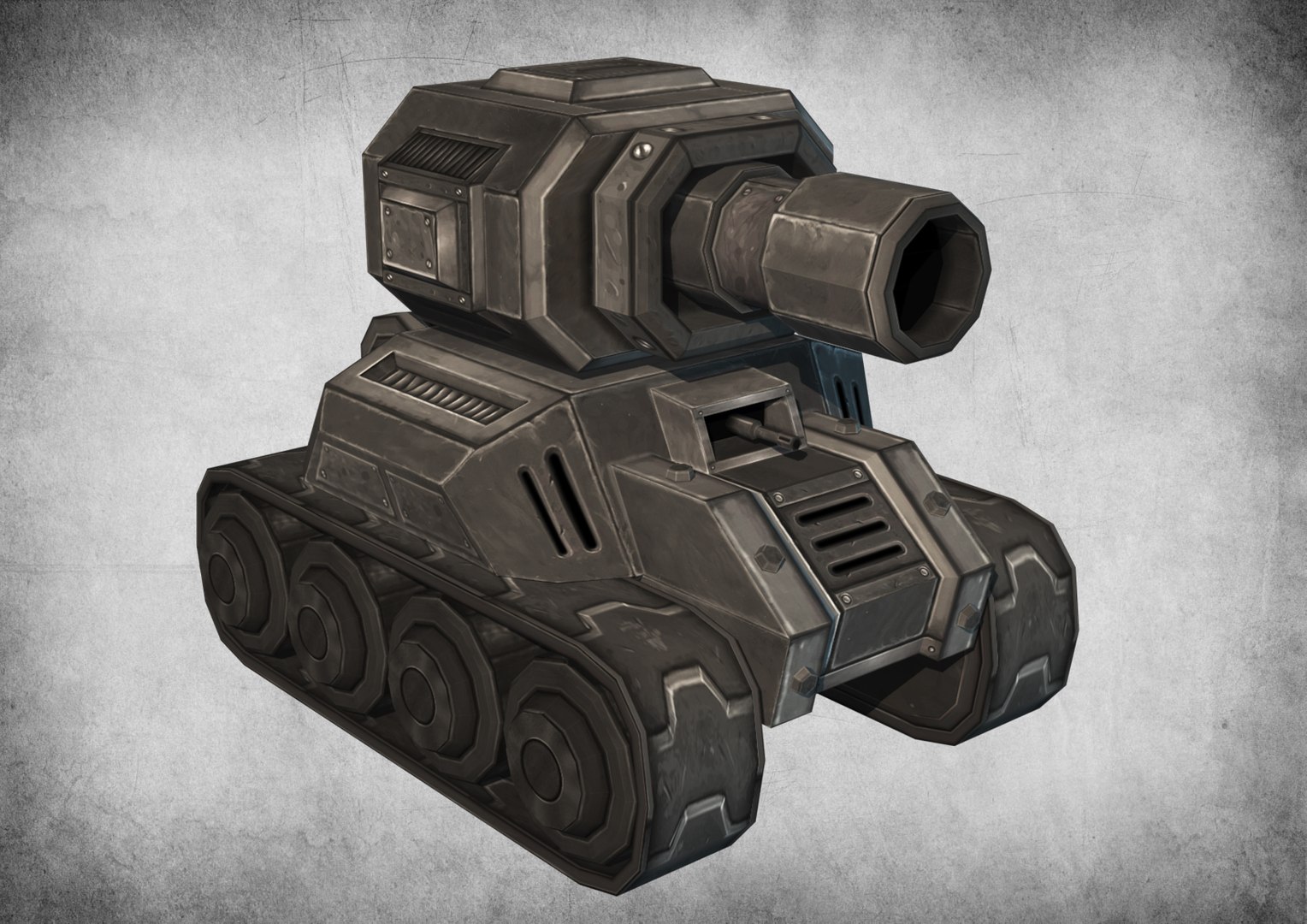 Toon Tank 02 3d 3ds