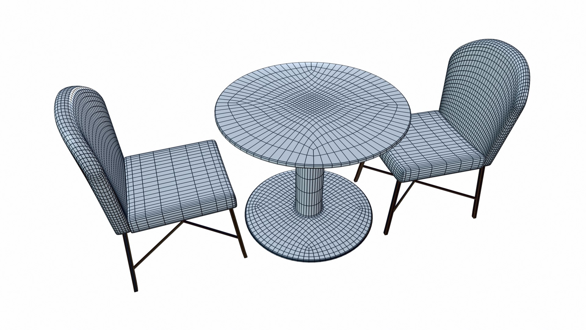 3D Model Table And Chair - TurboSquid 2107771