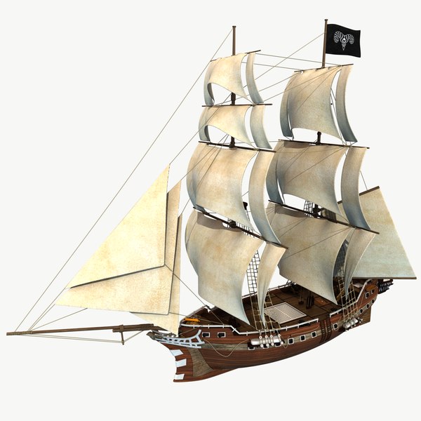 Pirate Ship 3D Models for Download | TurboSquid