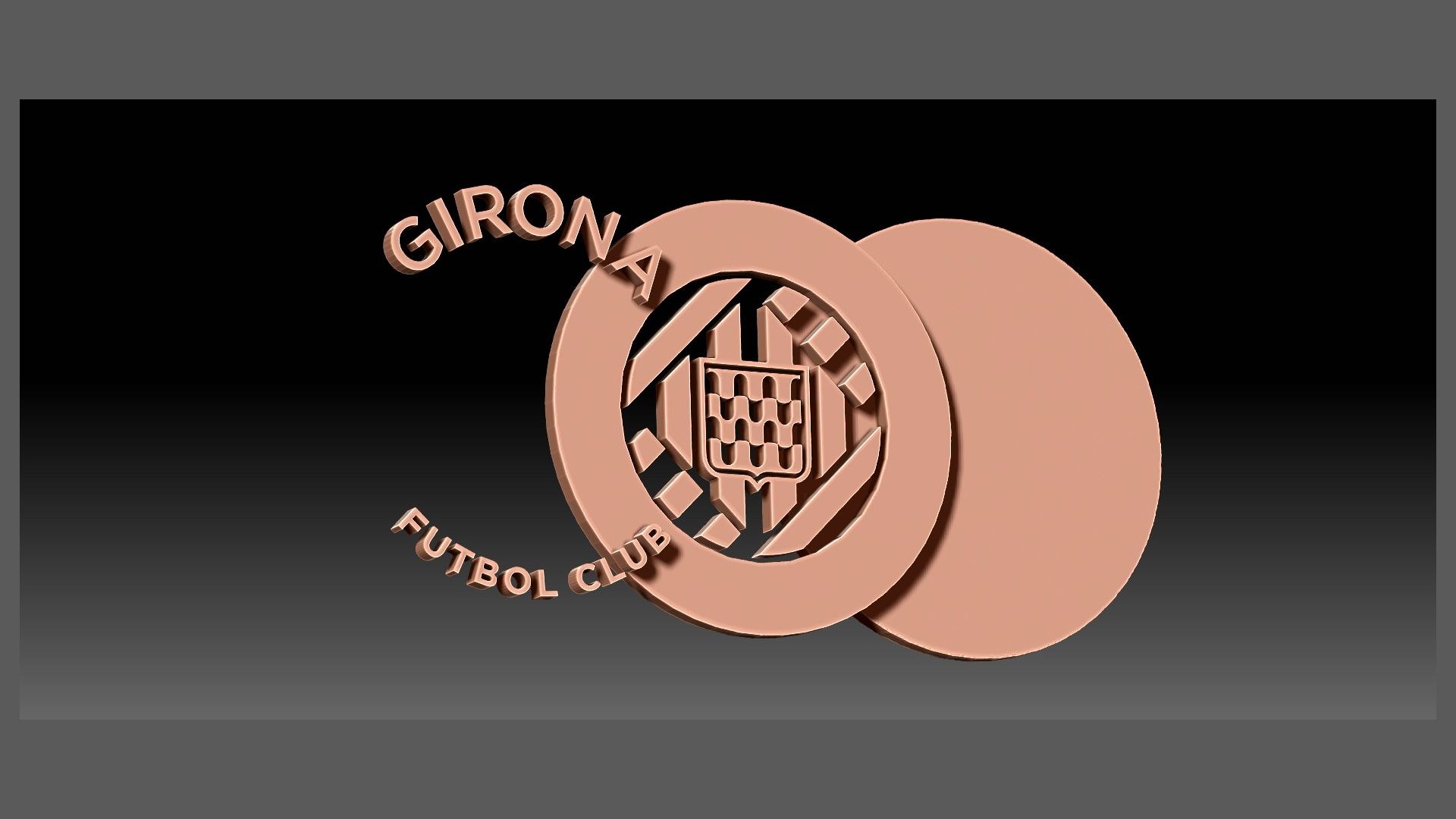 Girona Logo Team Printable And Renderable Keychan 3D - TurboSquid 2227022