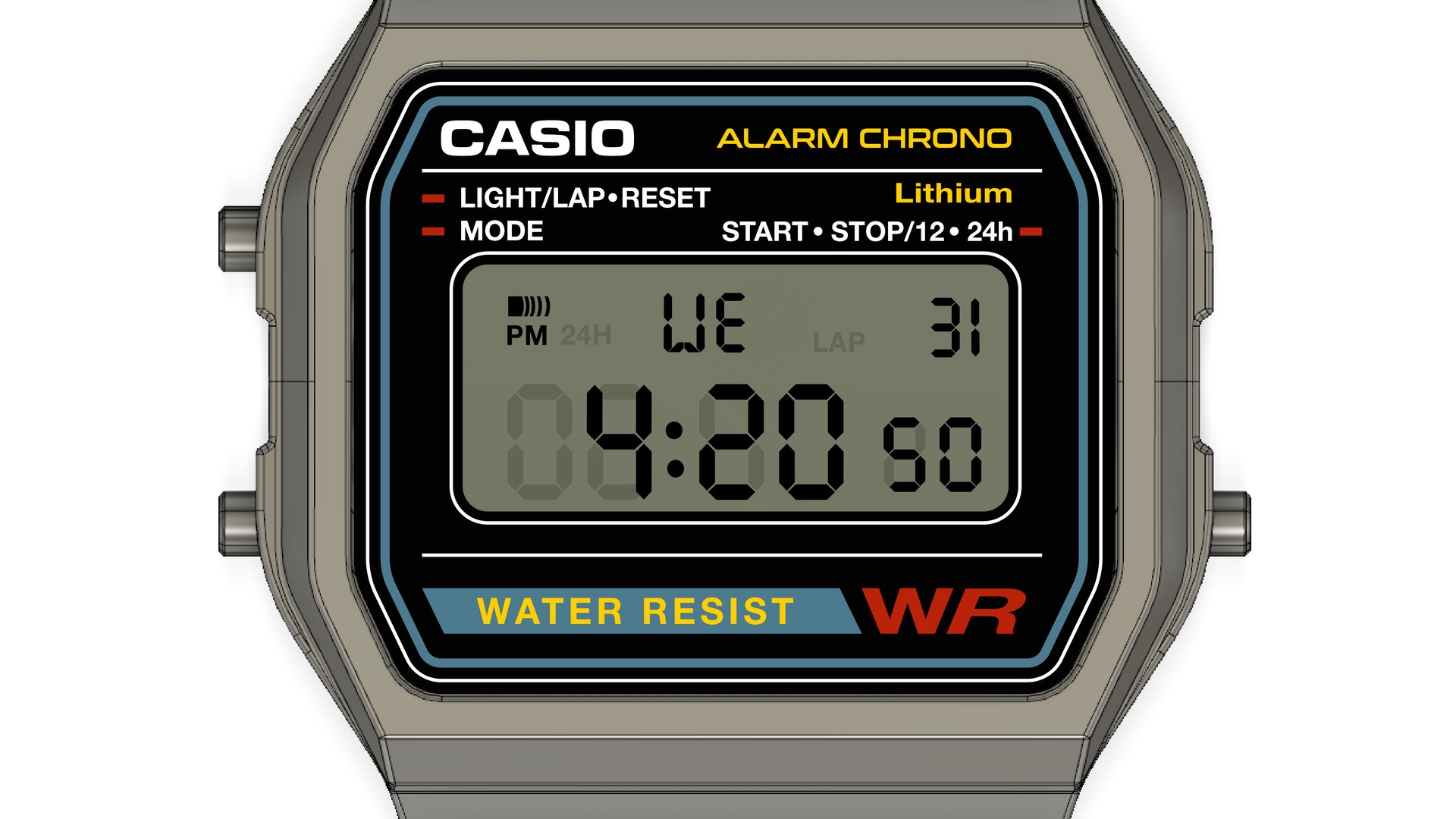3D Model Casio Classic - TurboSquid 1421300