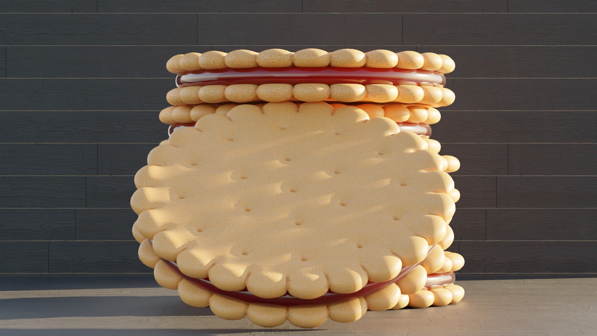 Sandwich Cookies 3D - TurboSquid 2379847