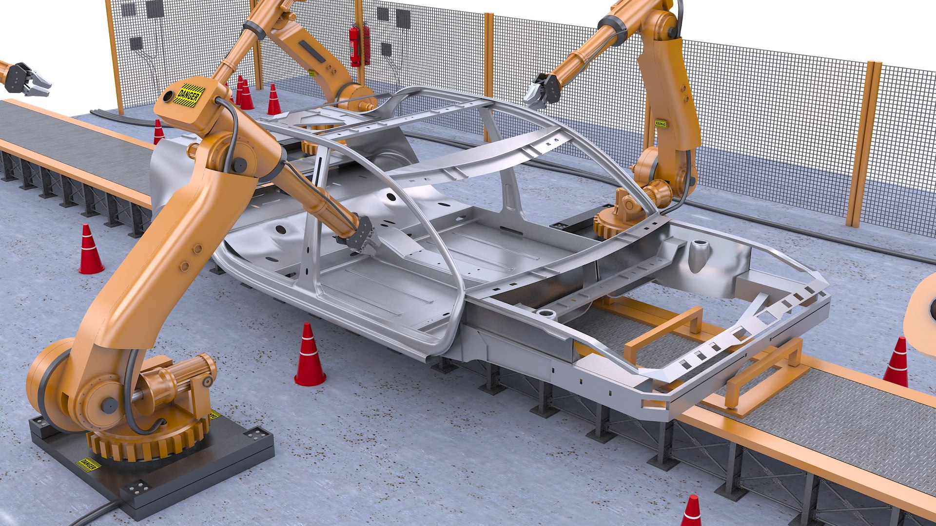 3D Car Body Welding - TurboSquid 1712628