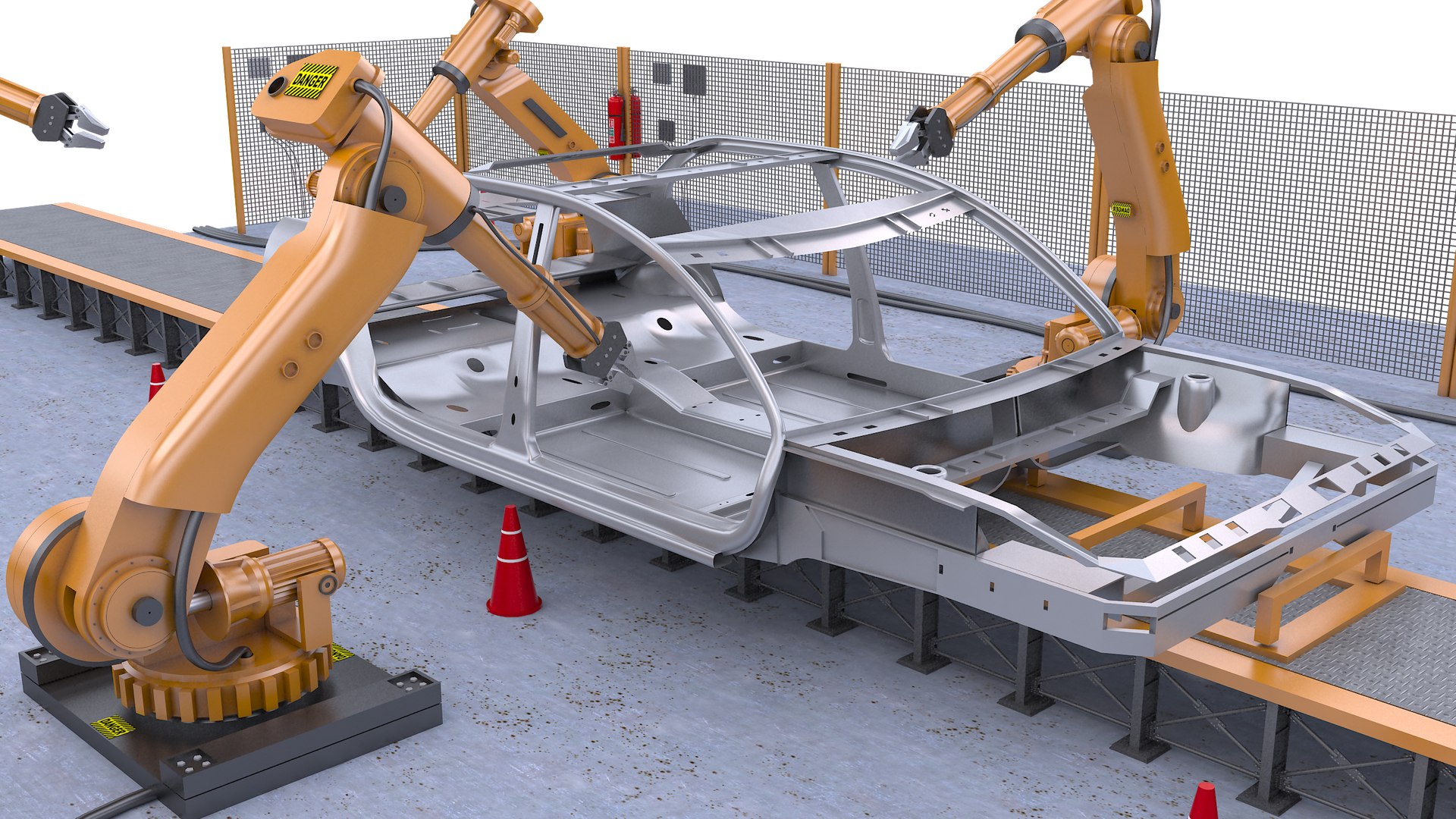 3D Car Body Welding - TurboSquid 1712628