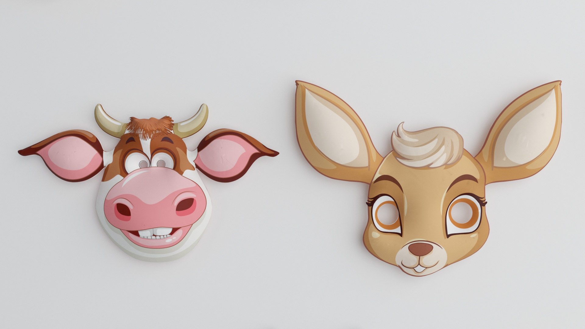 3D Animal Mask Collection - TurboSquid 2180330