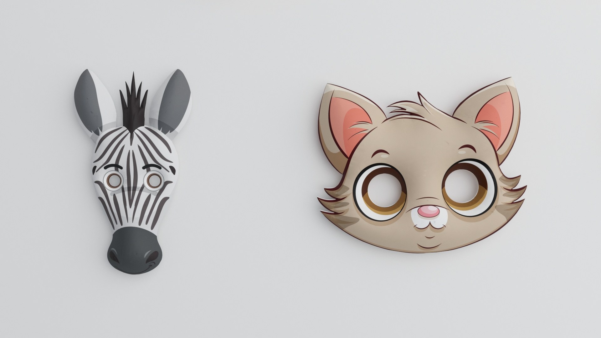 3D Animal Mask Collection - TurboSquid 2180330