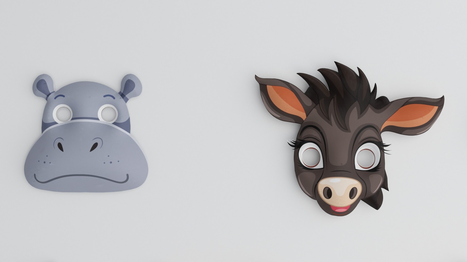 3D Animal Mask Collection - TurboSquid 2180330