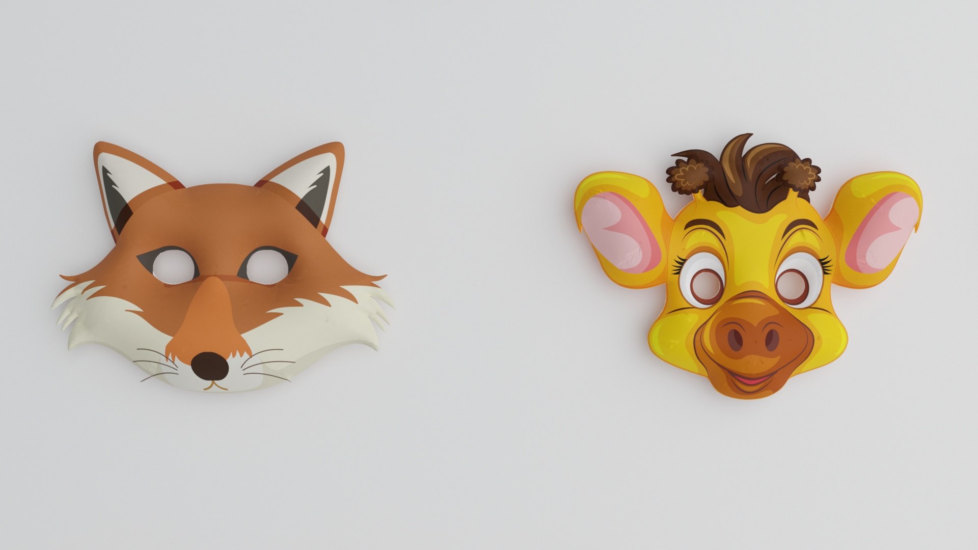 3D Animal Mask Collection - TurboSquid 2180330