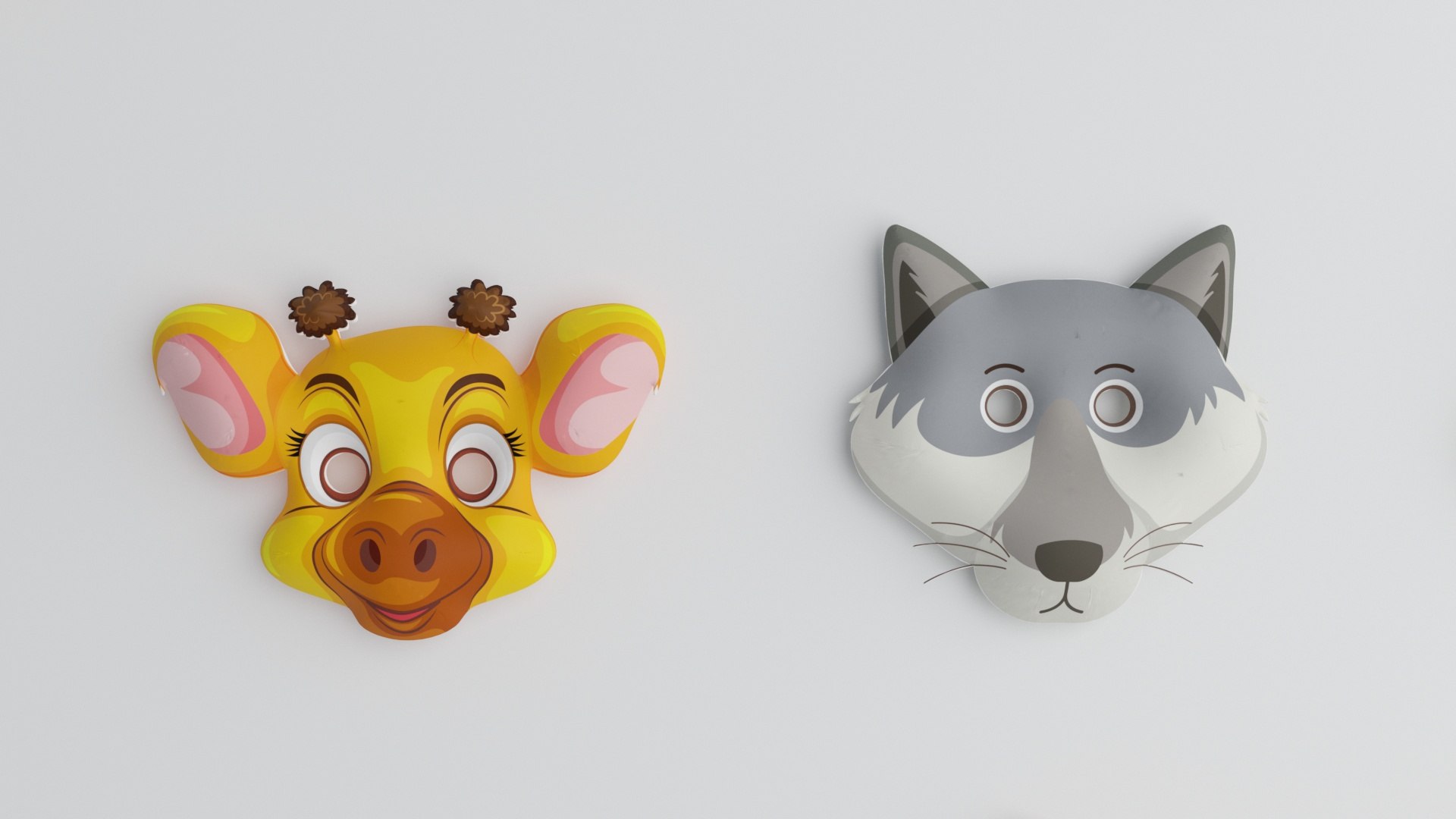 3D Animal Mask Collection - TurboSquid 2180330