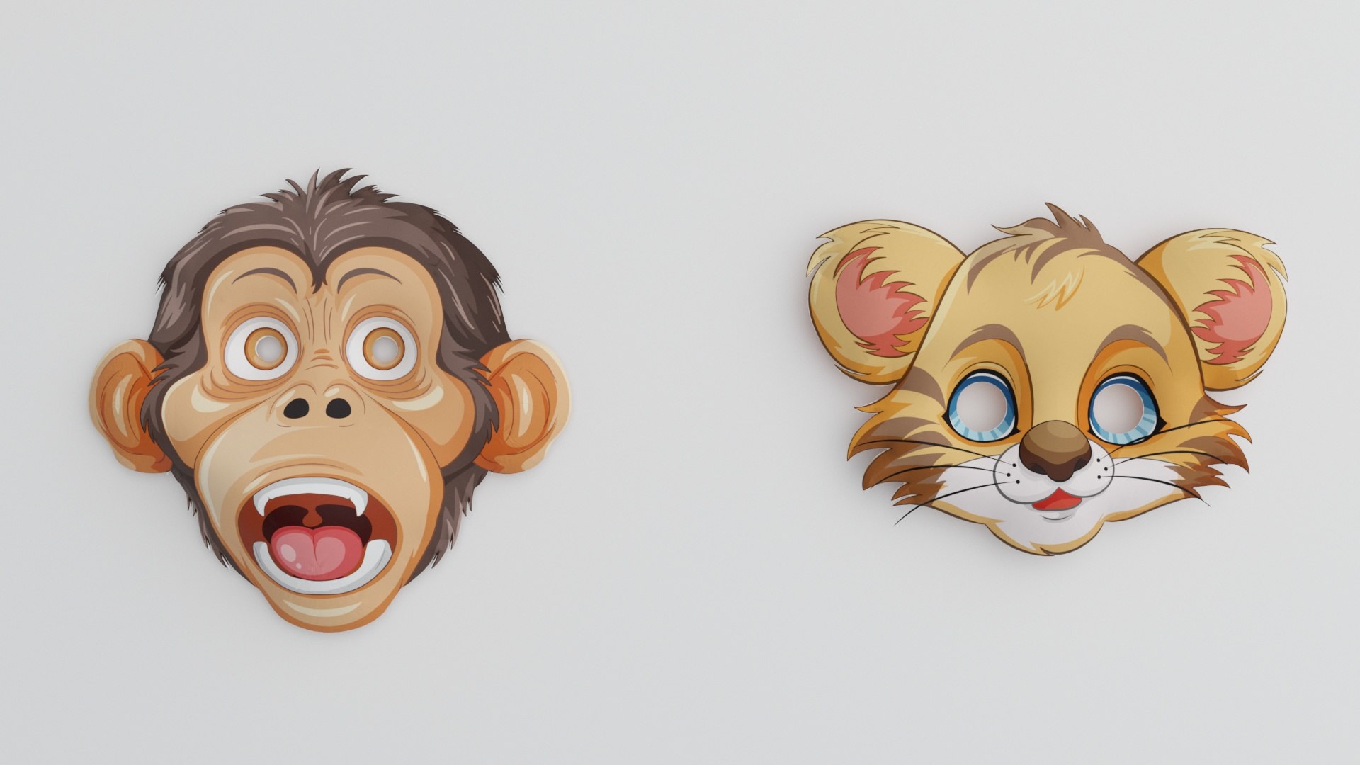 3D Animal Mask Collection - TurboSquid 2180330