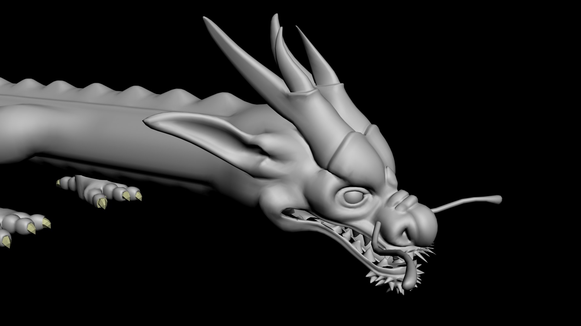 GREEN DRAGON Model - TurboSquid 2032950