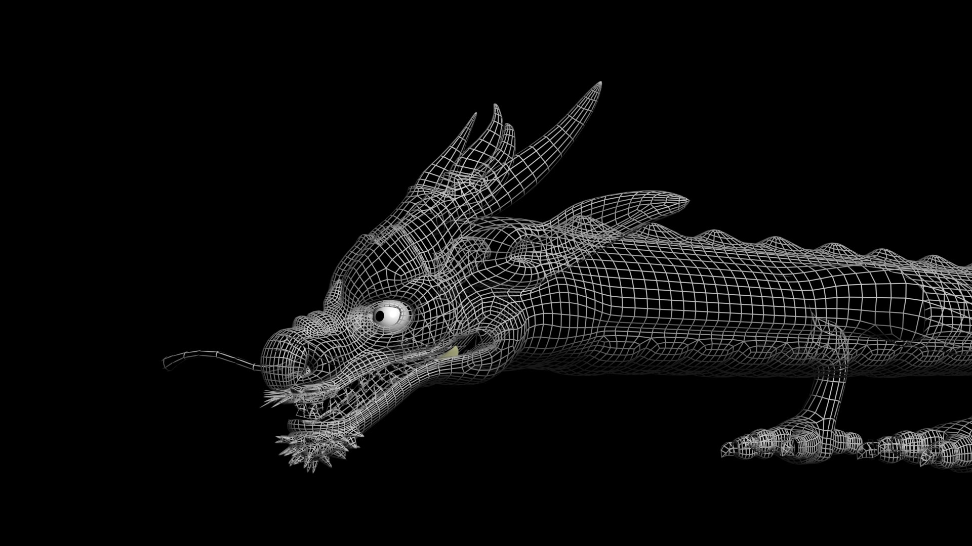 GREEN DRAGON Model - TurboSquid 2032950