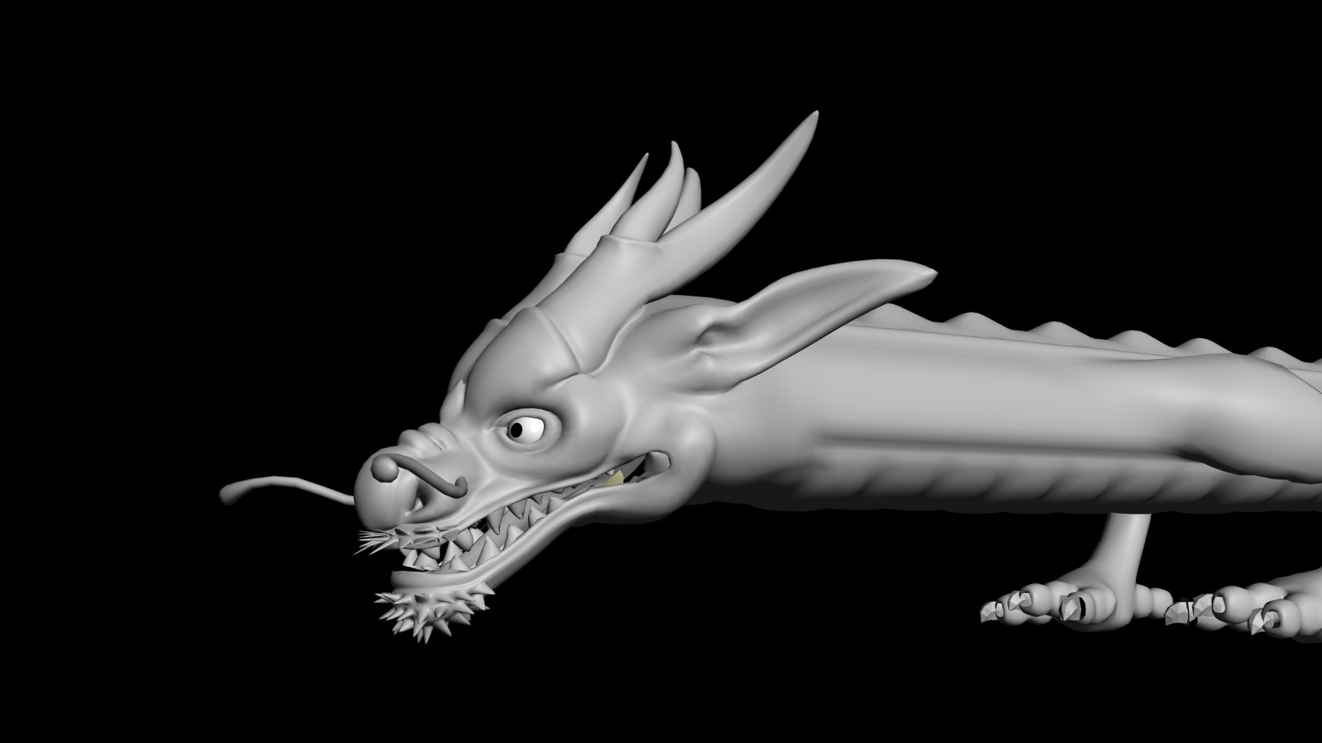 GREEN DRAGON Model - TurboSquid 2032950